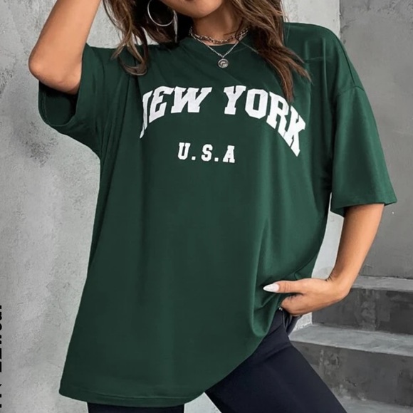 SHEIN | Tops | Shein Oversized Graphic Tee | Poshmark